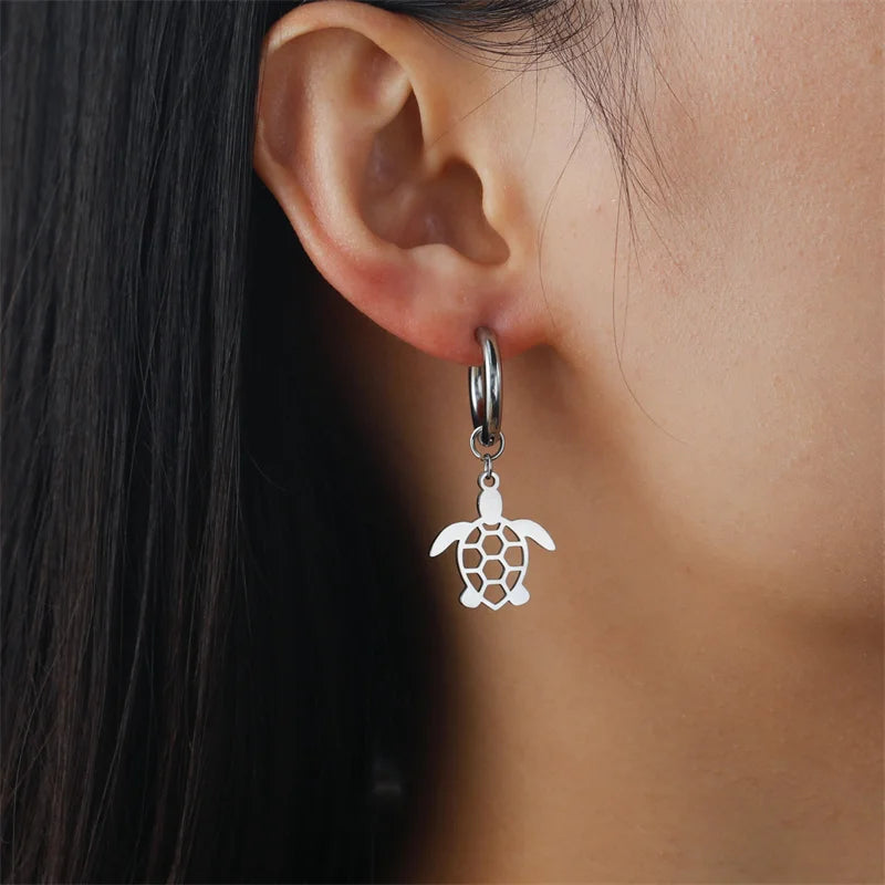 Sea Turtle Charm Earrings – All Turtles